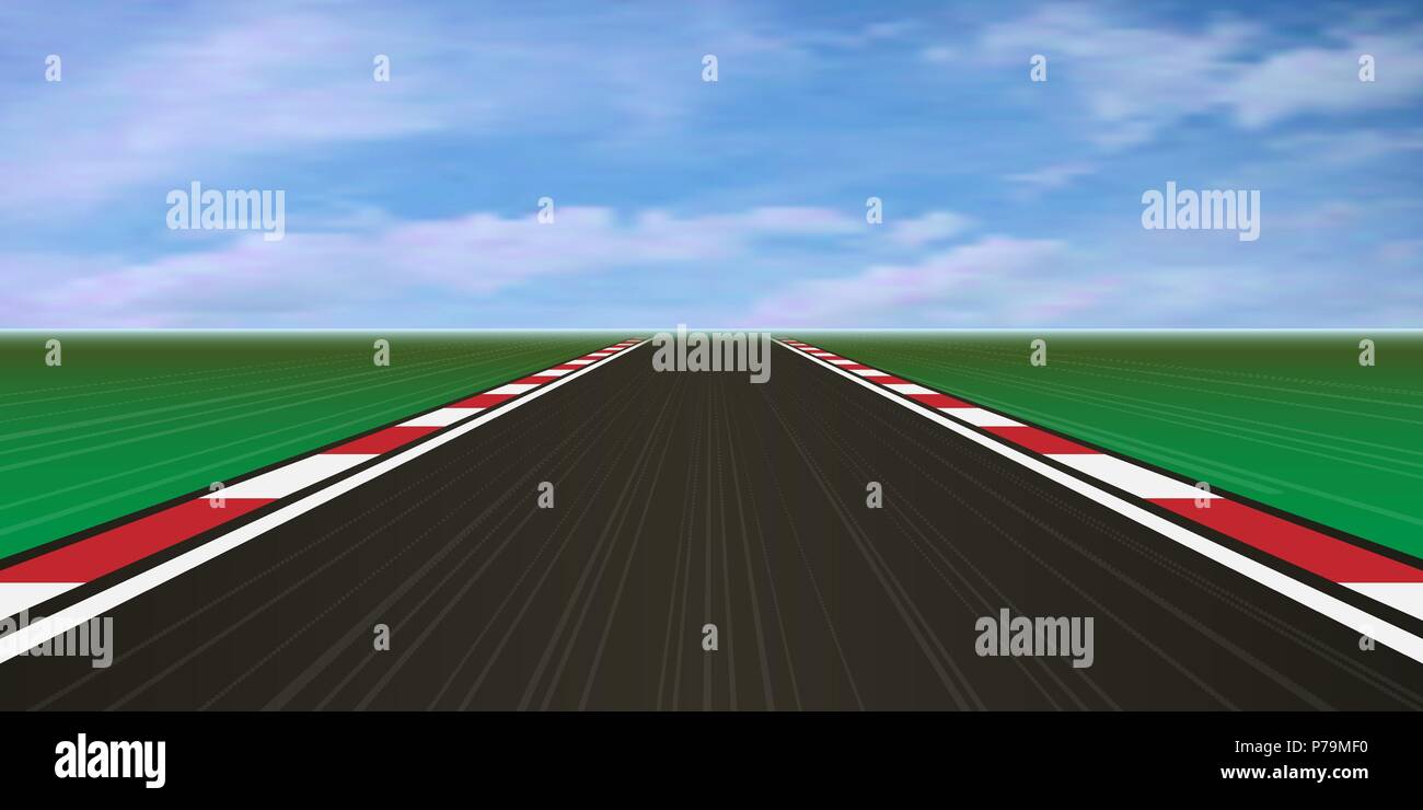 Race track, road highway. Vector illustration Stock Vector Image & Art ...