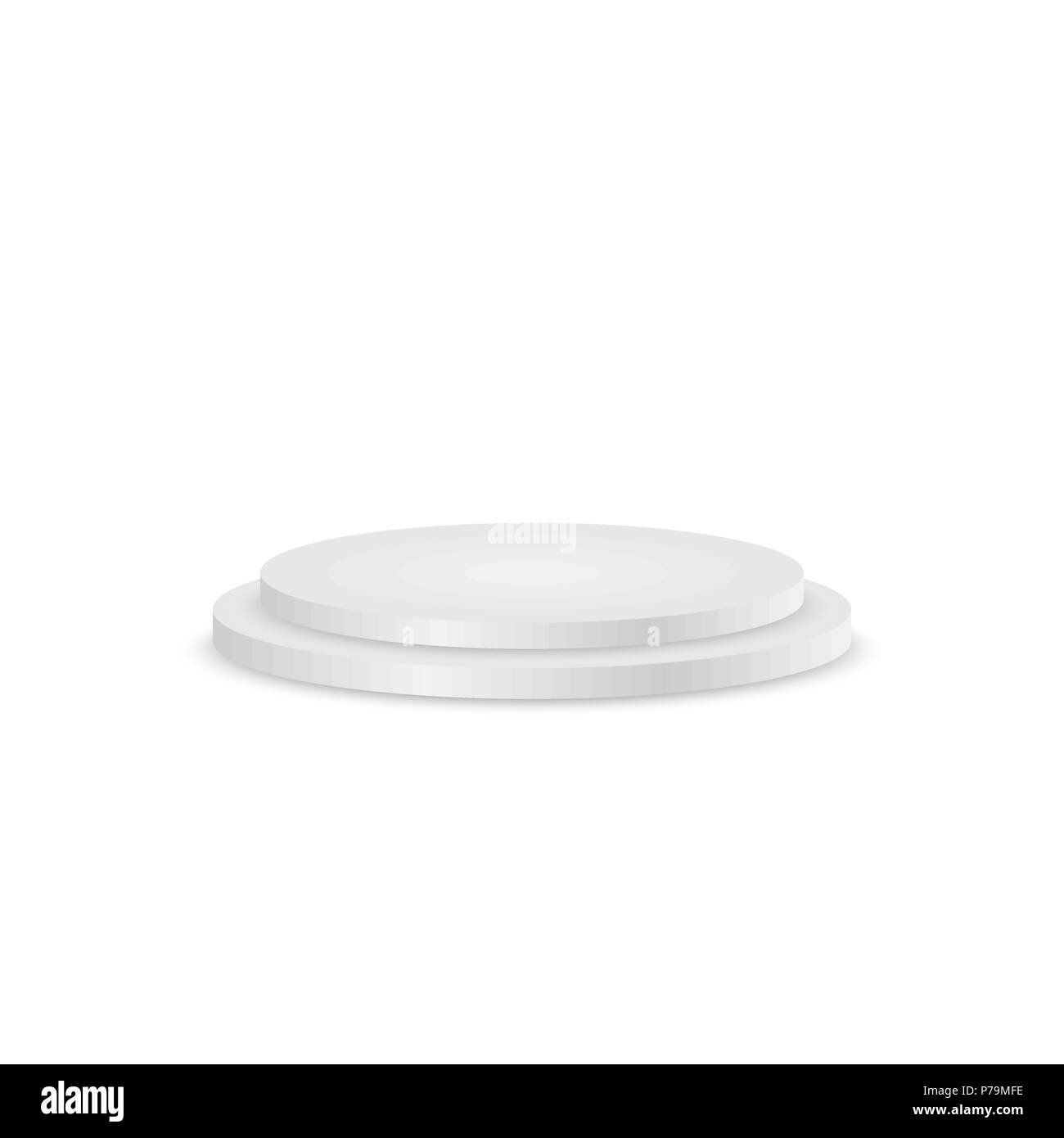 Round podium, pedestal or platform isolated Stock Vector Image & Art ...