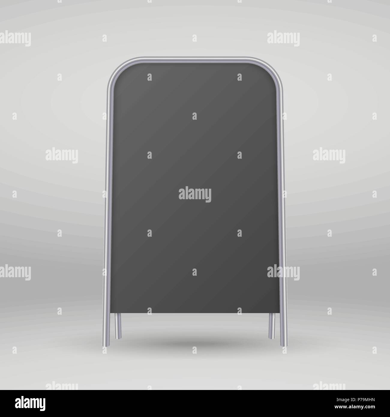 Menu board empty blank Stock Vector Images - Alamy