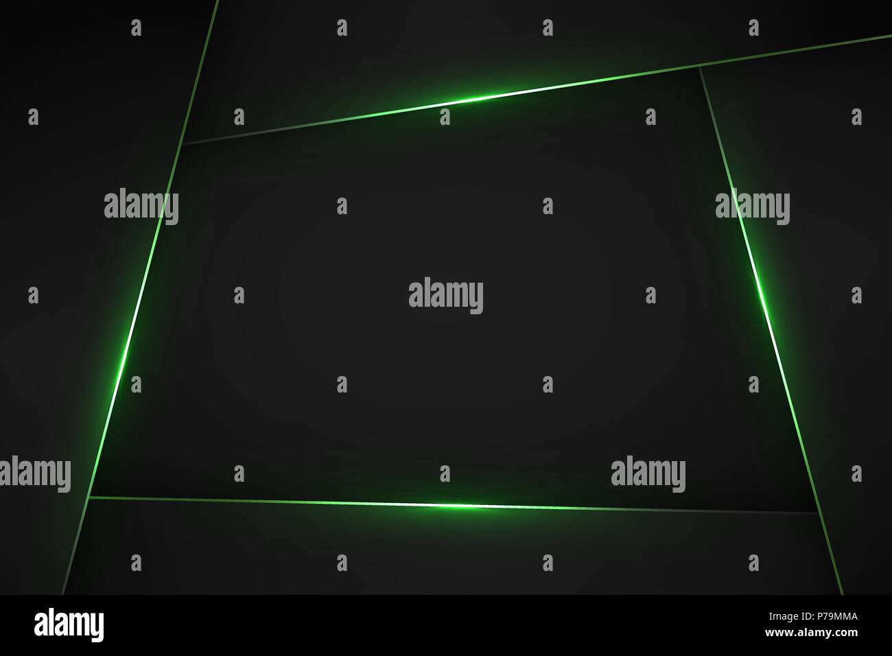 Black modern vector background. Abstract tech design Stock Vector Image ...