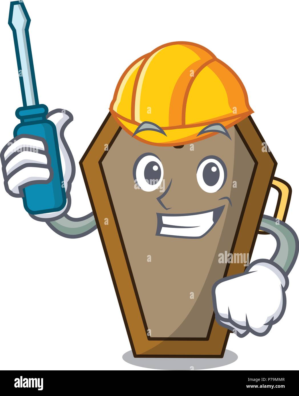 Automotive coffin mascot cartoon style Stock Vector Image & Art - Alamy