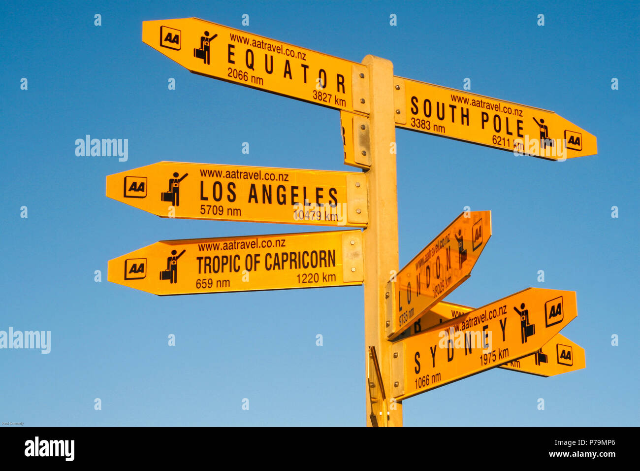 Geographical location signpost hi-res stock photography and images - Alamy