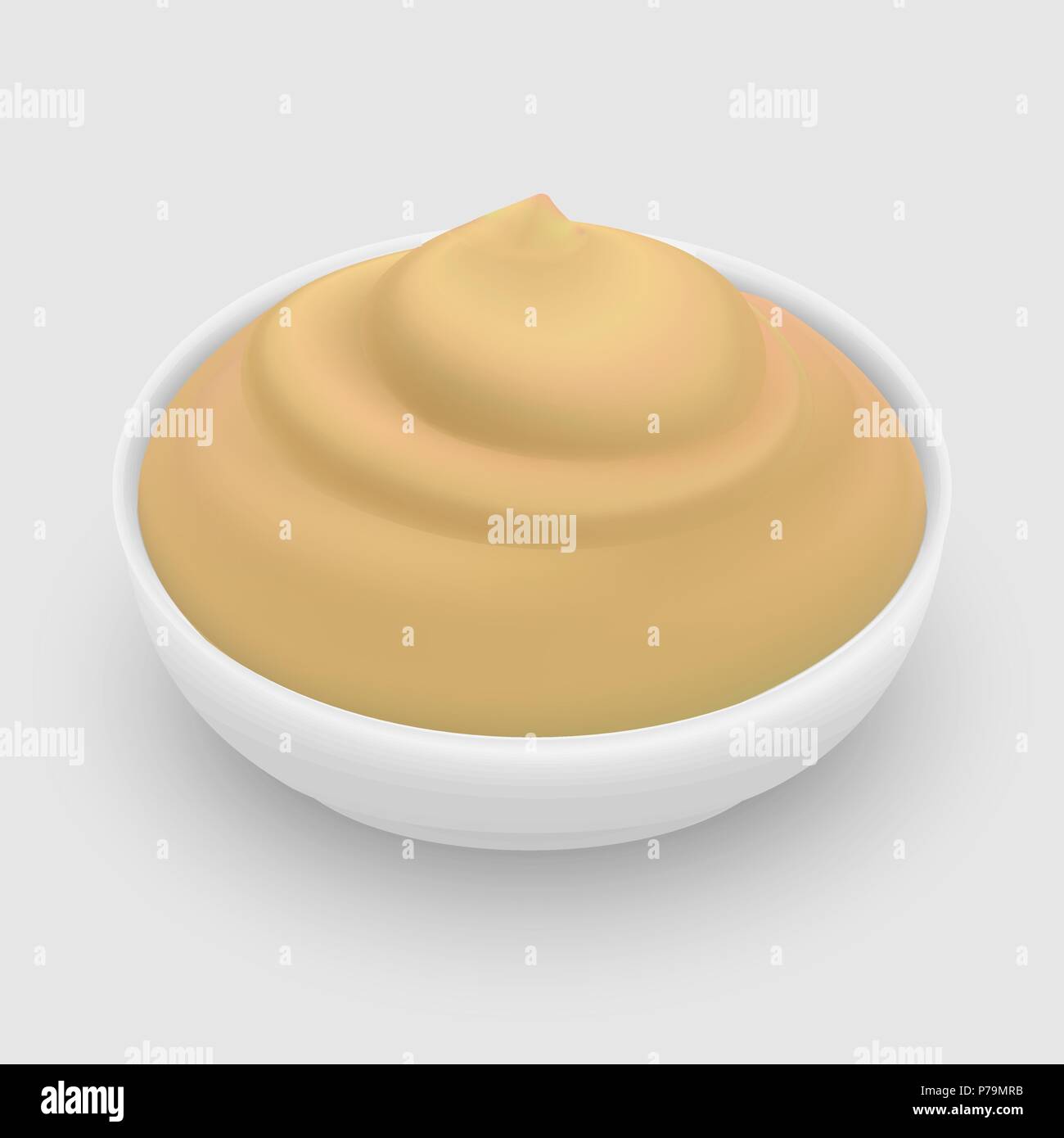 Dip sauce set isolated Stock Vector Images - Alamy