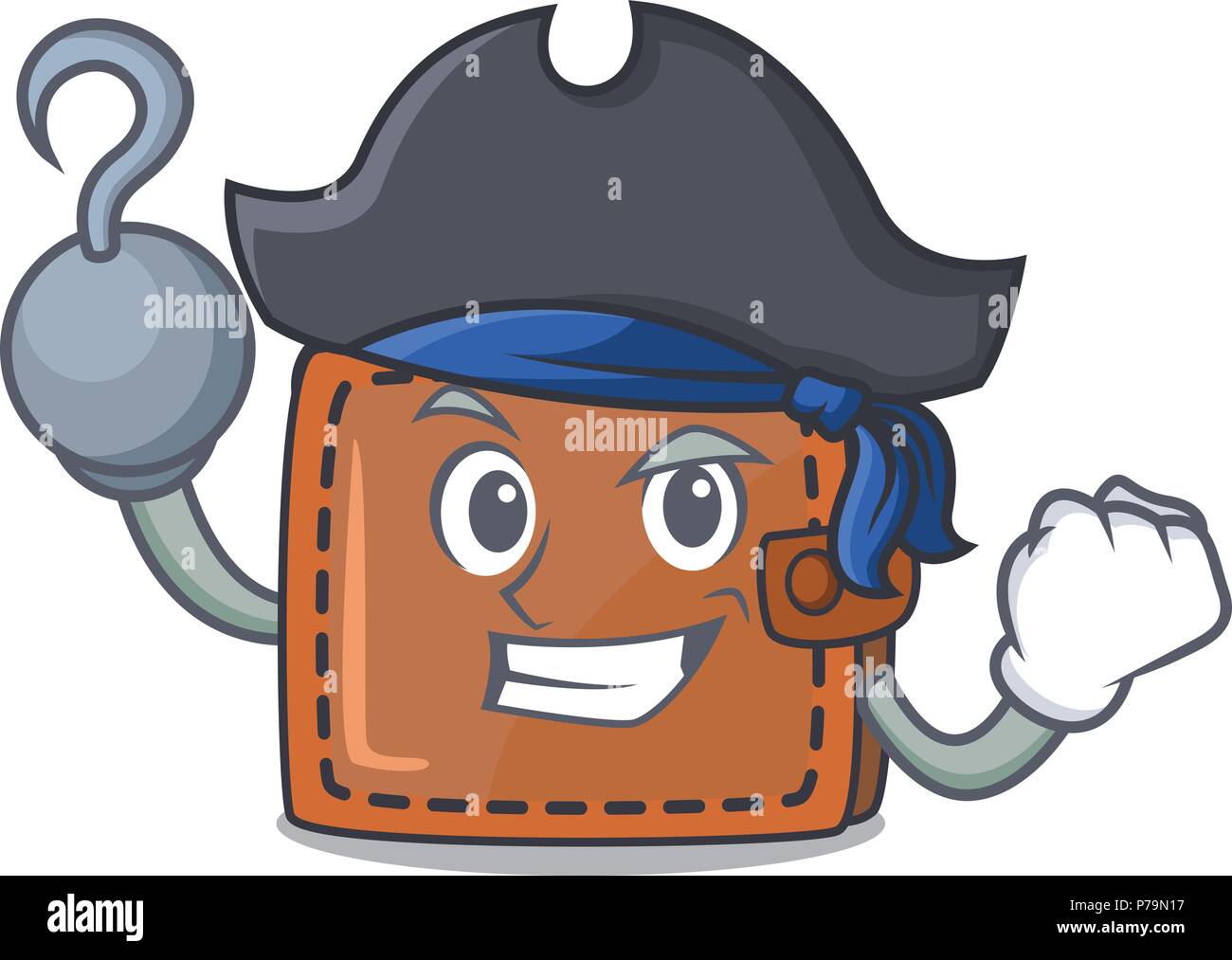 Pirate wallet character cartoon style Stock Vector Image & Art - Alamy