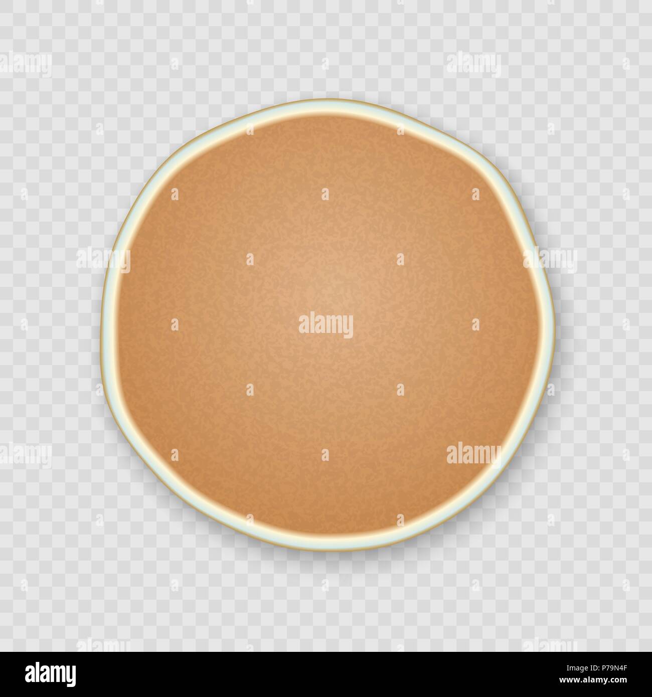 One Pancake Top View