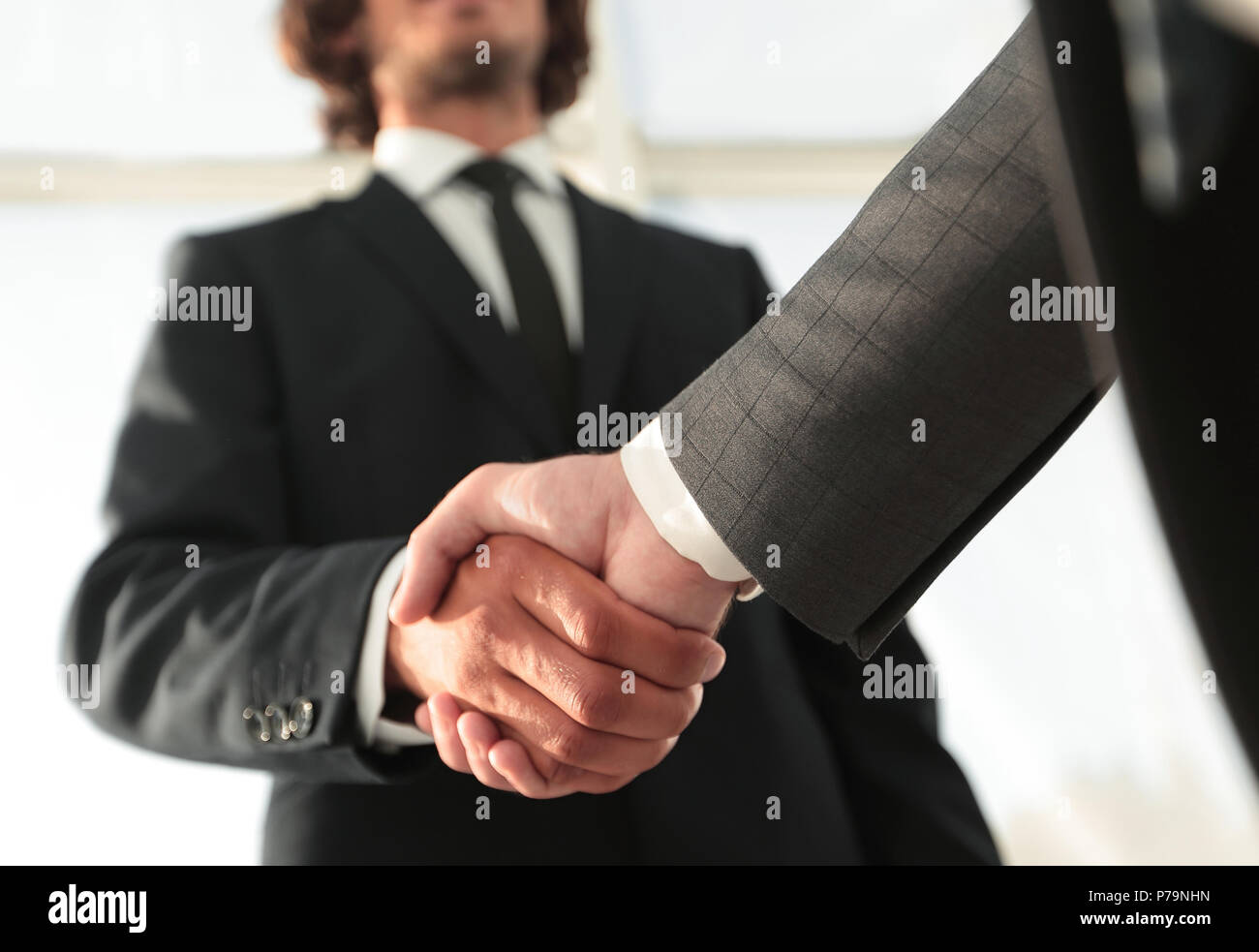 Effective negotiation with client. Business concept photo Stock Photo ...
