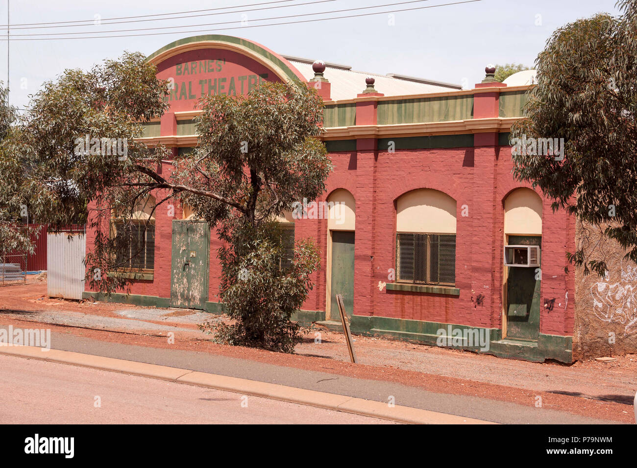 Australian Gold mining town theatre architecture, Leonora Western ...