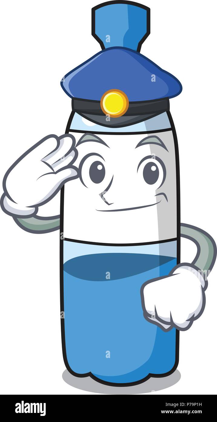 Police water bottle character cartoon Stock Vector Image & Art - Alamy
