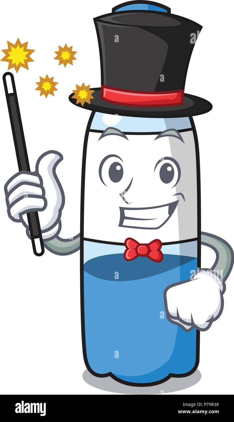 Magician water bottle mascot cartoon Stock Vector Image & Art - Alamy