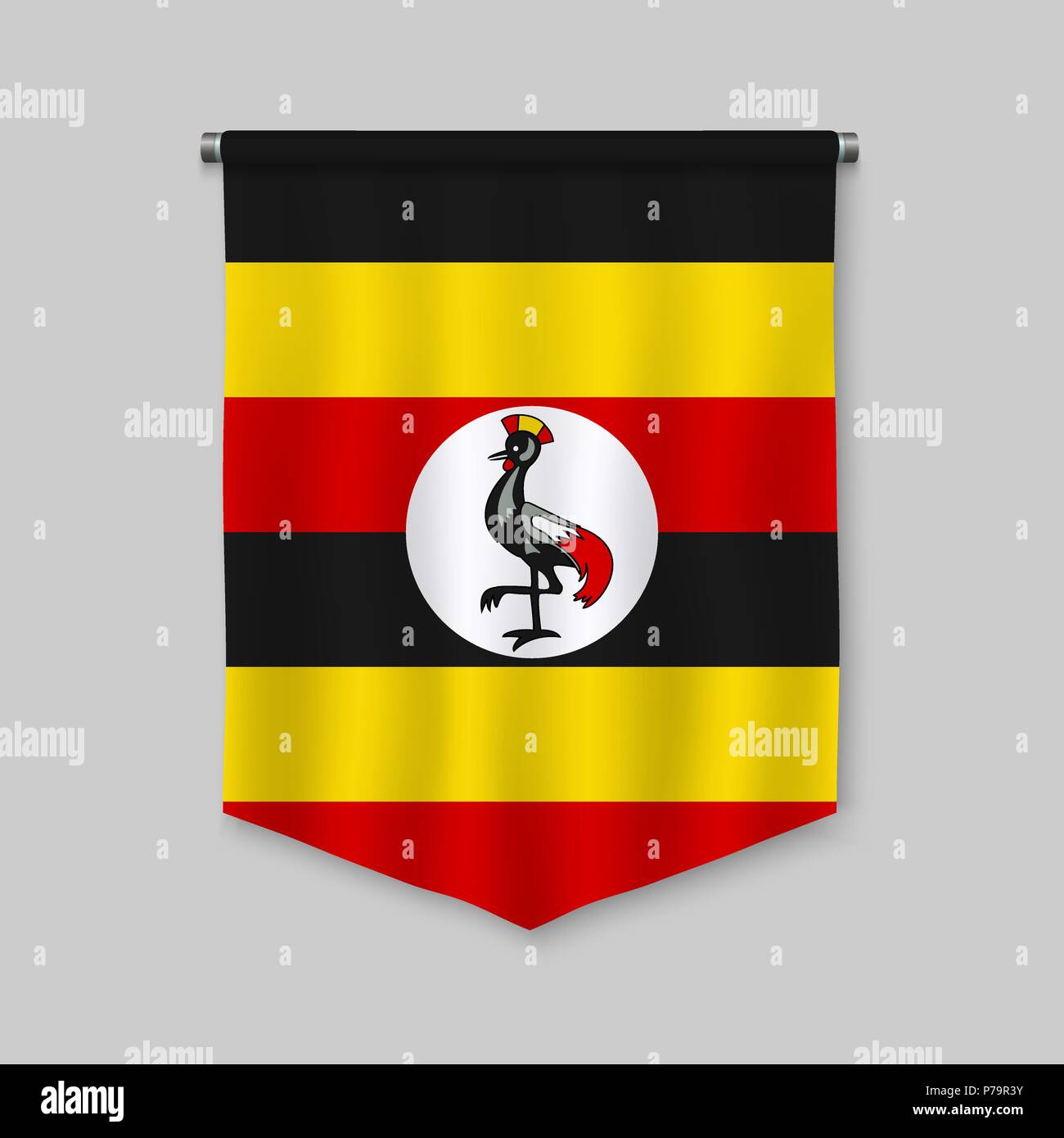 Coat of arms of uganda Stock Vector Images - Alamy