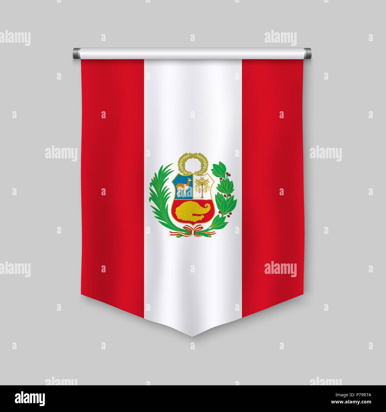 The coat of arms of peru Stock Vector Images - Alamy
