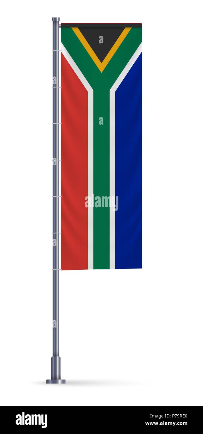 South africa flag hanging Cut Out Stock Images & Pictures - Alamy