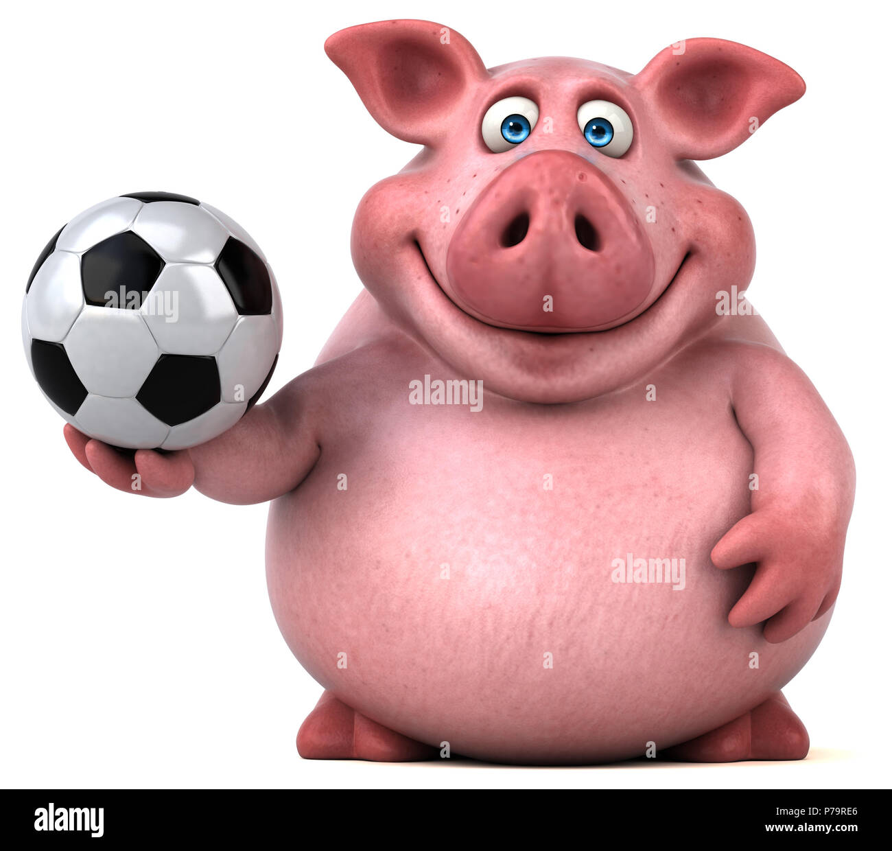 Football sport pig soccer Cut Out Stock Images & Pictures - Alamy