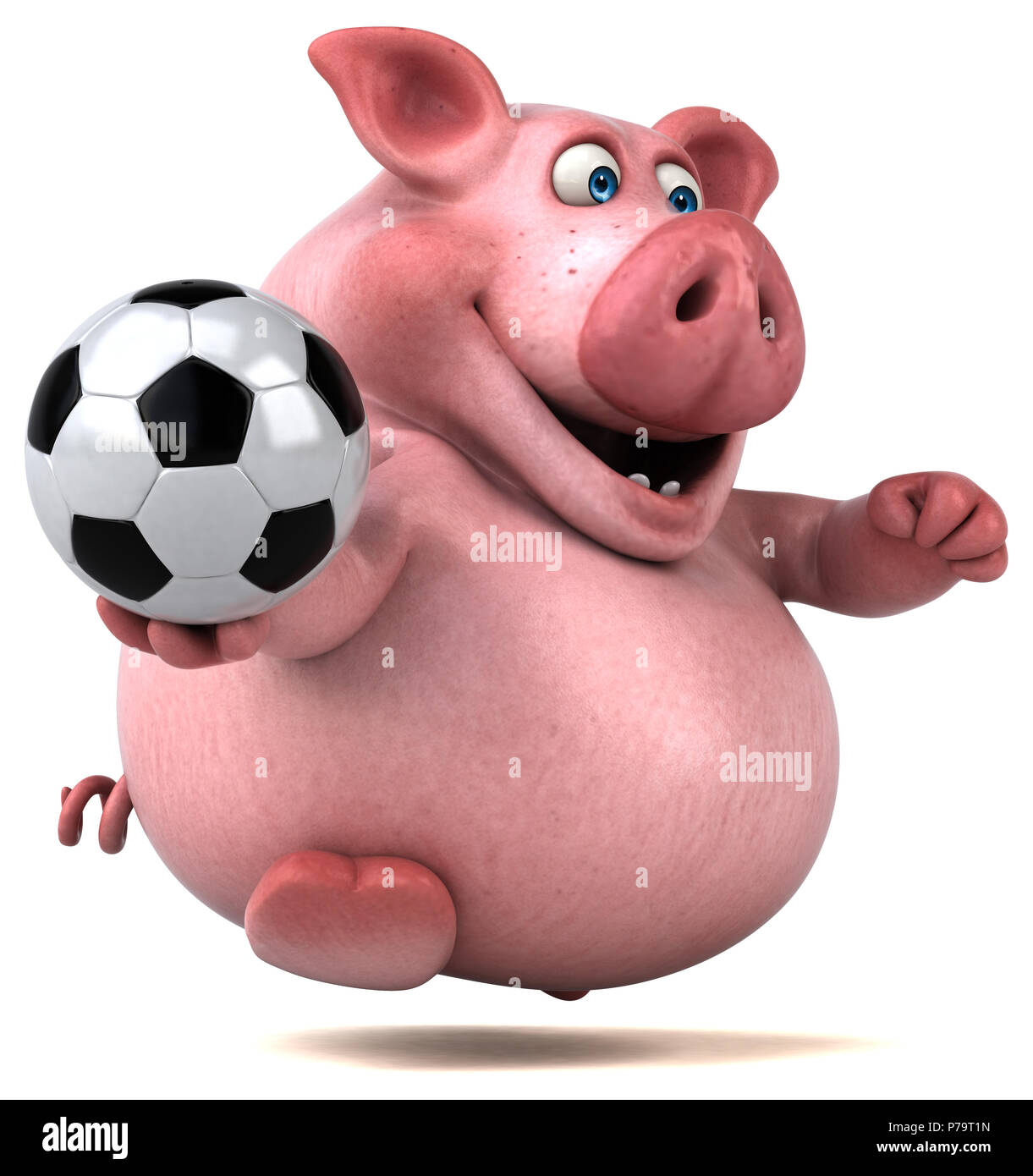 Football sport pig soccer Cut Out Stock Images & Pictures - Alamy