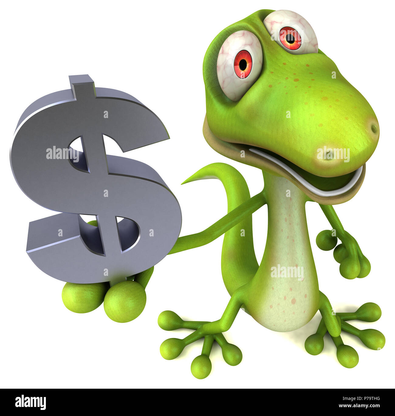 Money lizard Cut Out Stock Images & Pictures - Alamy