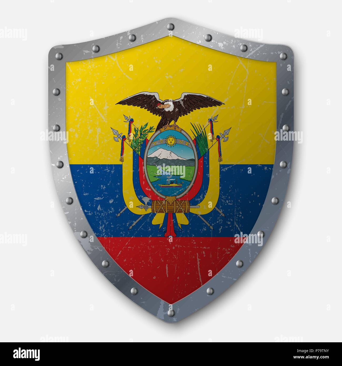 Shield ecuador Stock Vector Images - Alamy