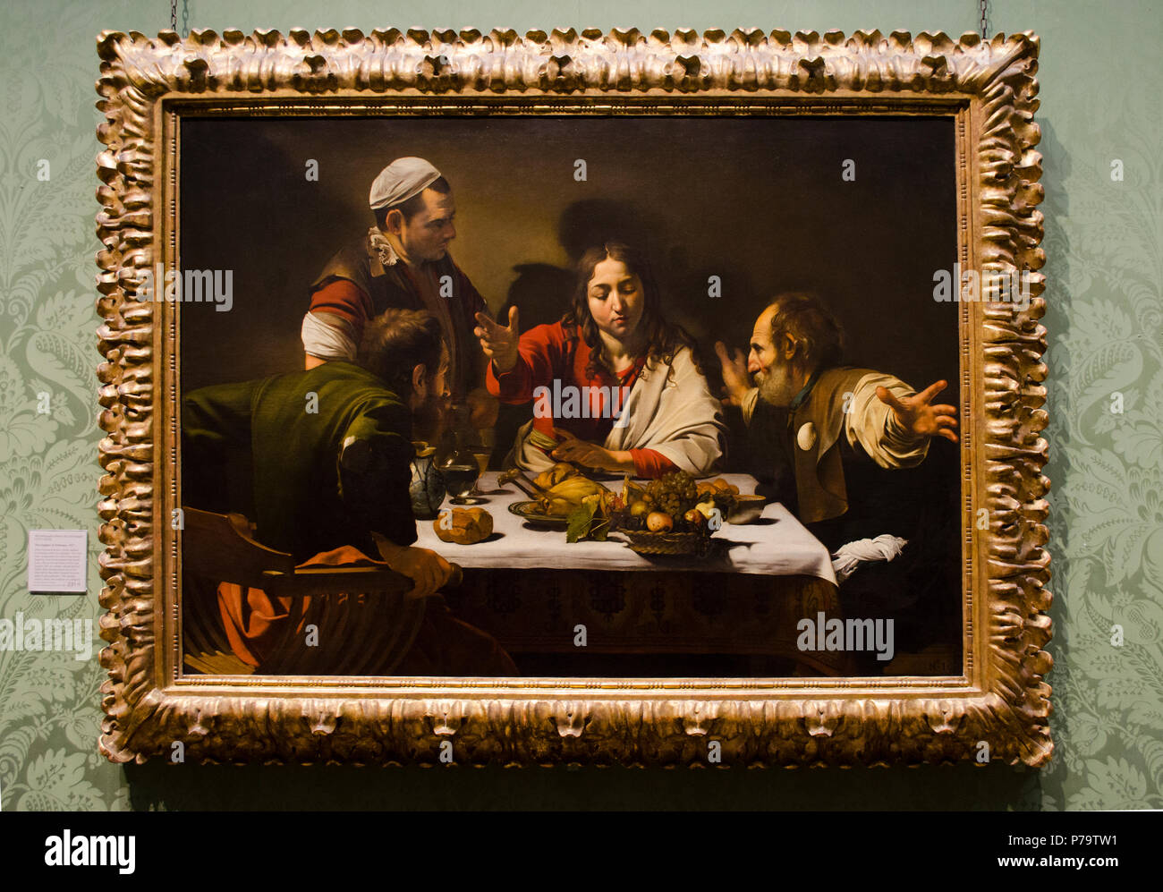 Caravaggio supper at emmaus hi-res stock photography and images - Alamy