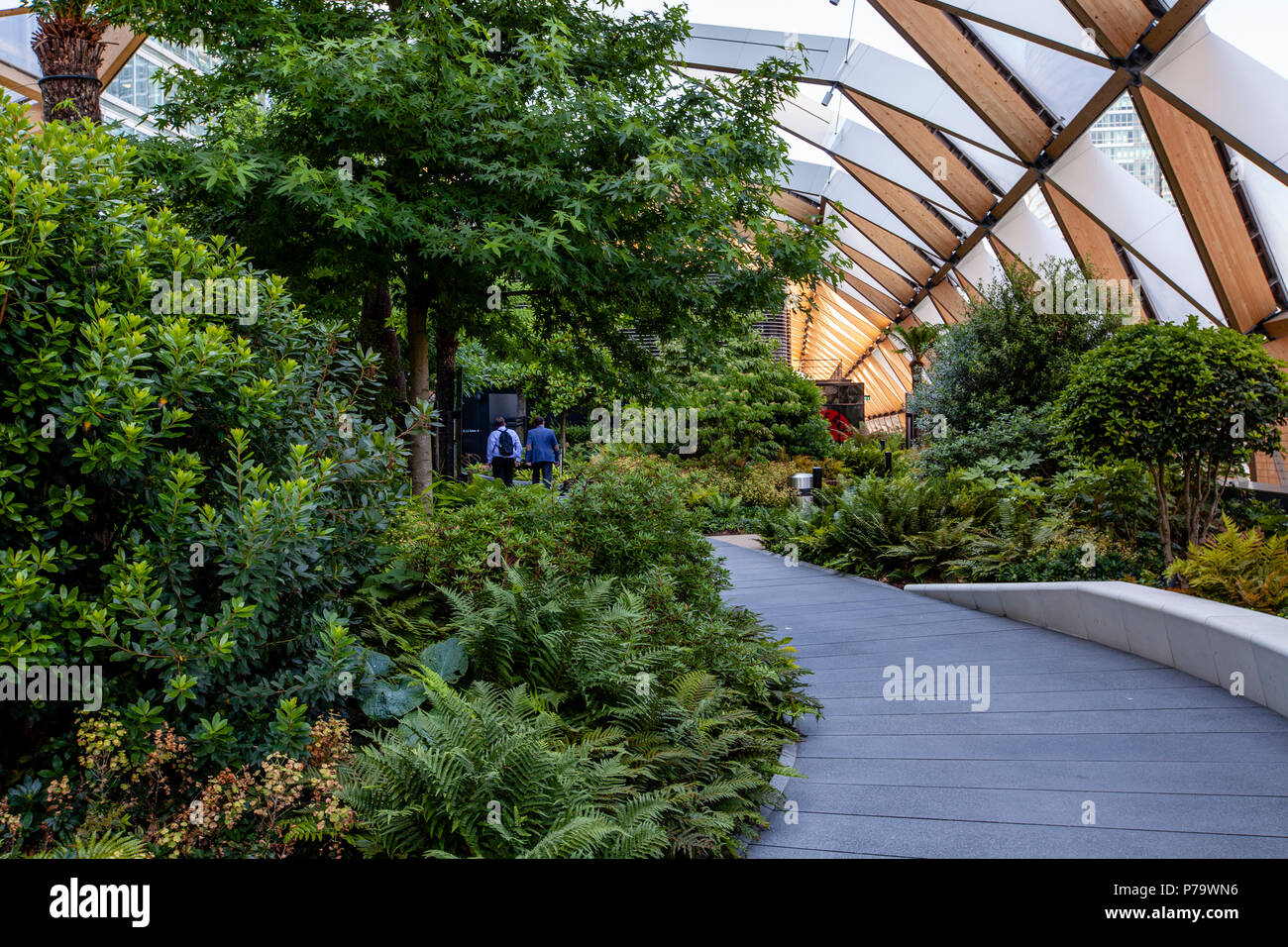 Crossrail roof gardens hi-res stock photography and images - Alamy