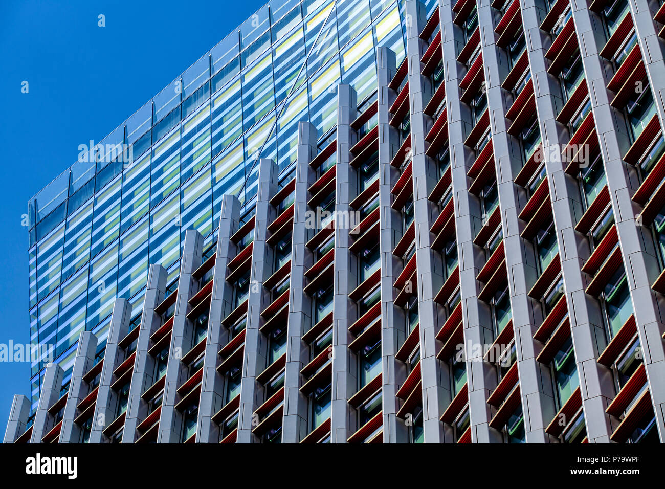 One Fen Court Building, Photographed From Street Level, London, England ...