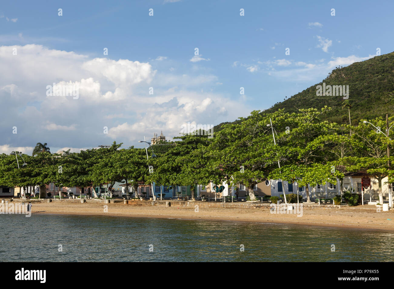 Florianopolis, Santa Catarina state, Brazil. Beautiful beach landscape ...