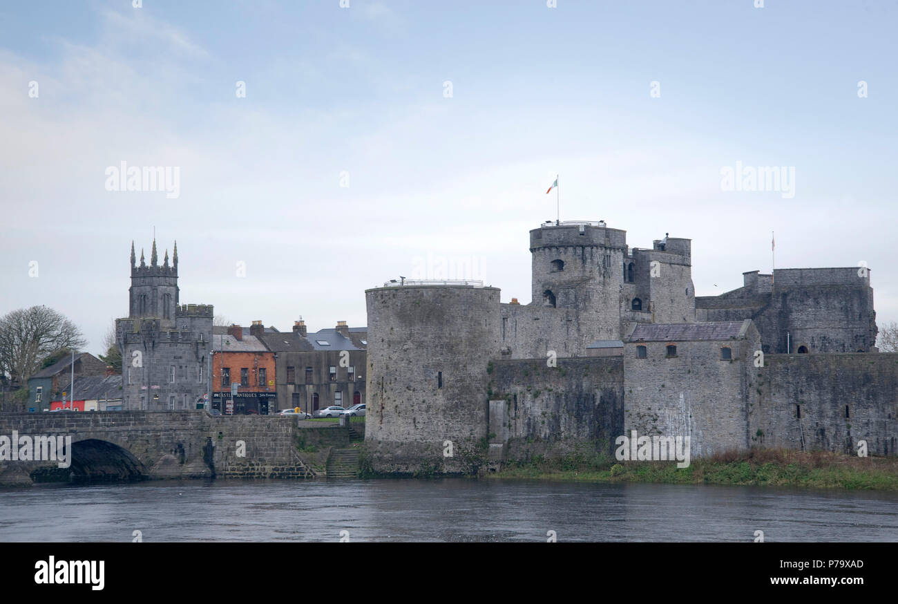 King John's Castle Limerick Ireland Stock Photo - Alamy