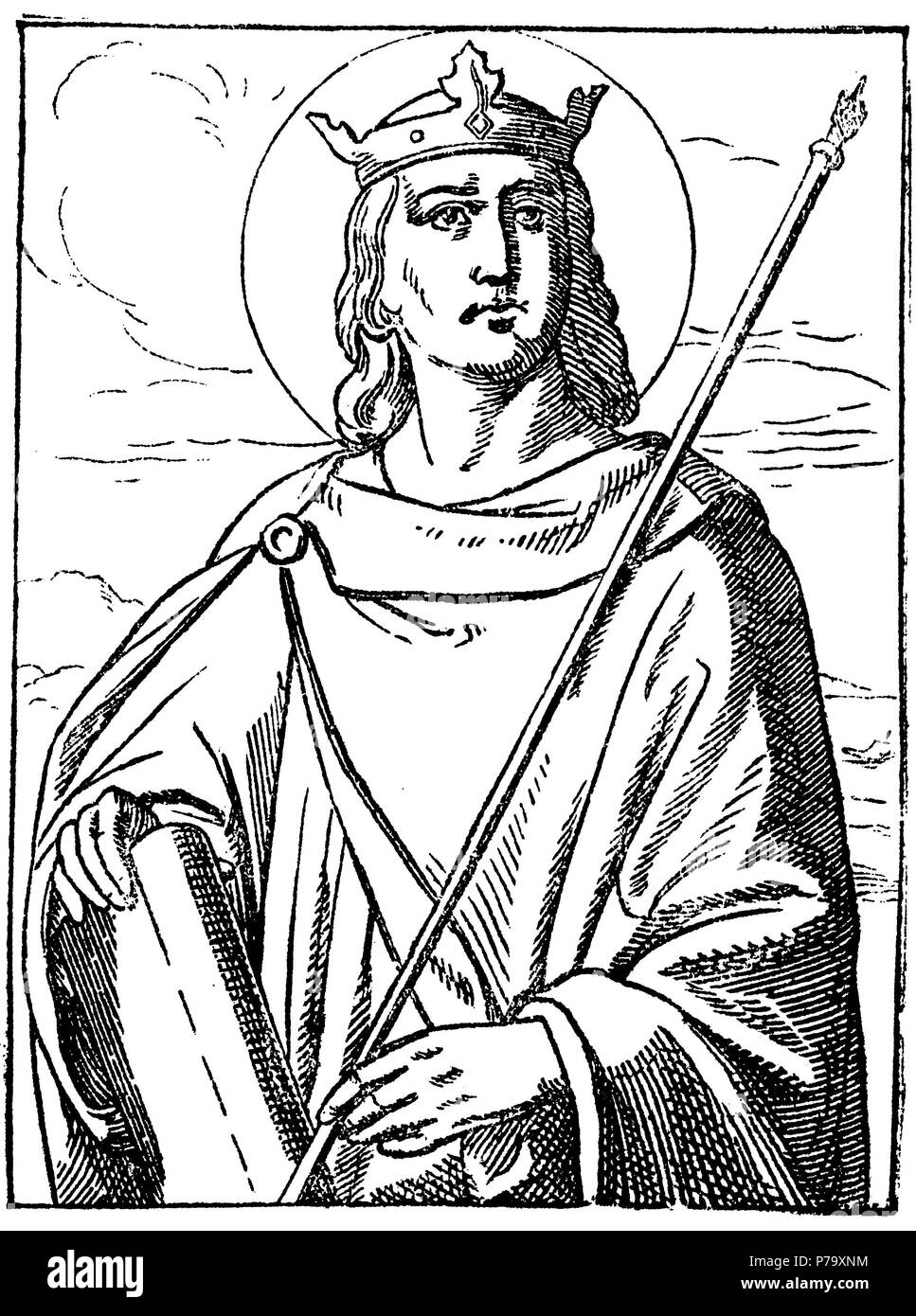 St. Edward, King of England, confessor Stock Photo - Alamy