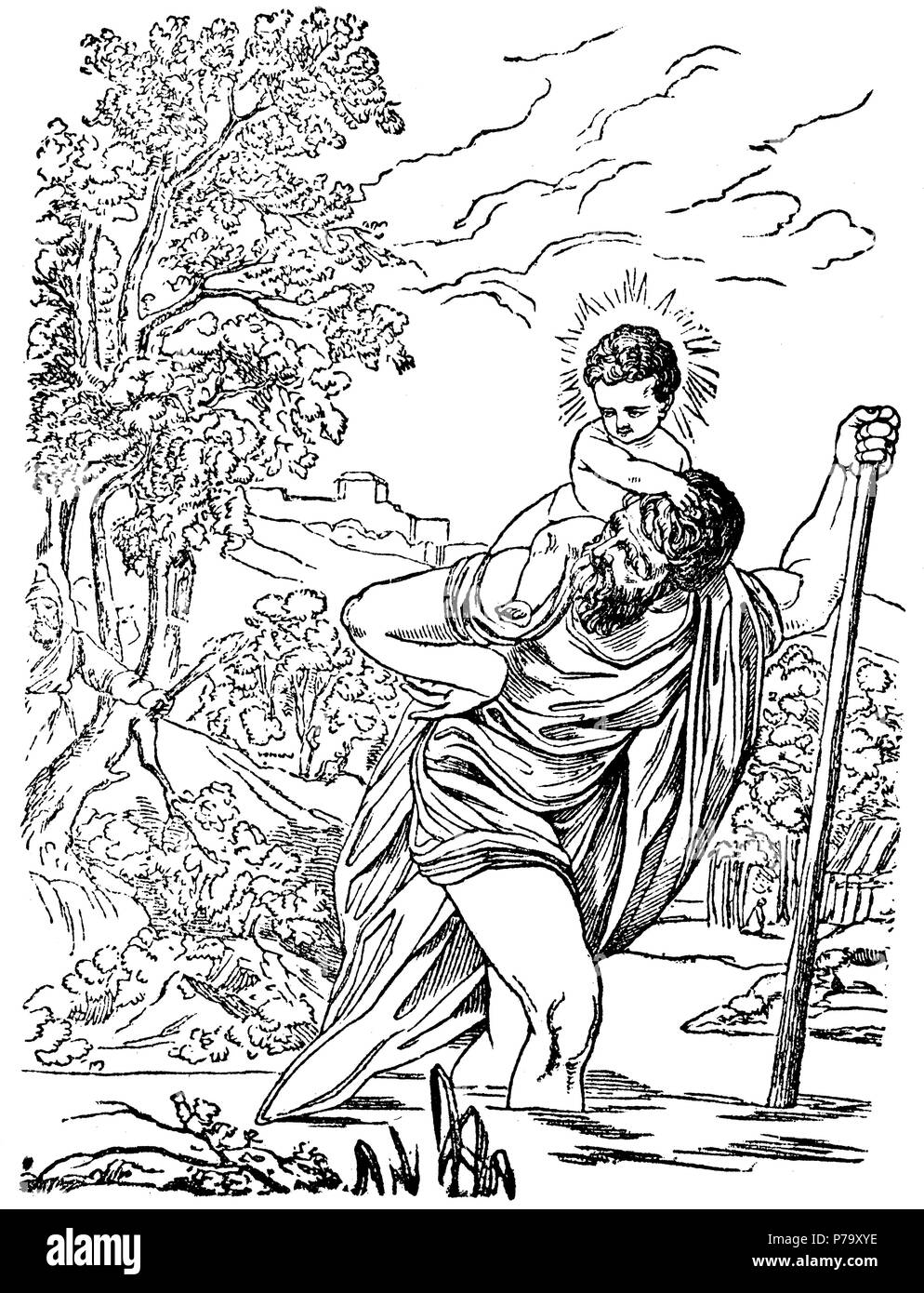 Saint james apostle Black and White Stock Photos & Images - Alamy