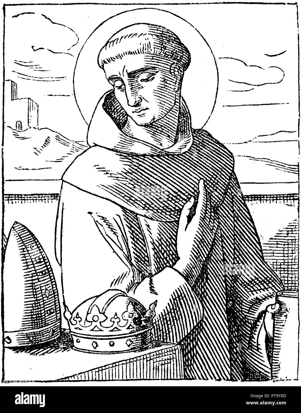 St. Louis, Bishop of Toulouse Stock Photo - Alamy