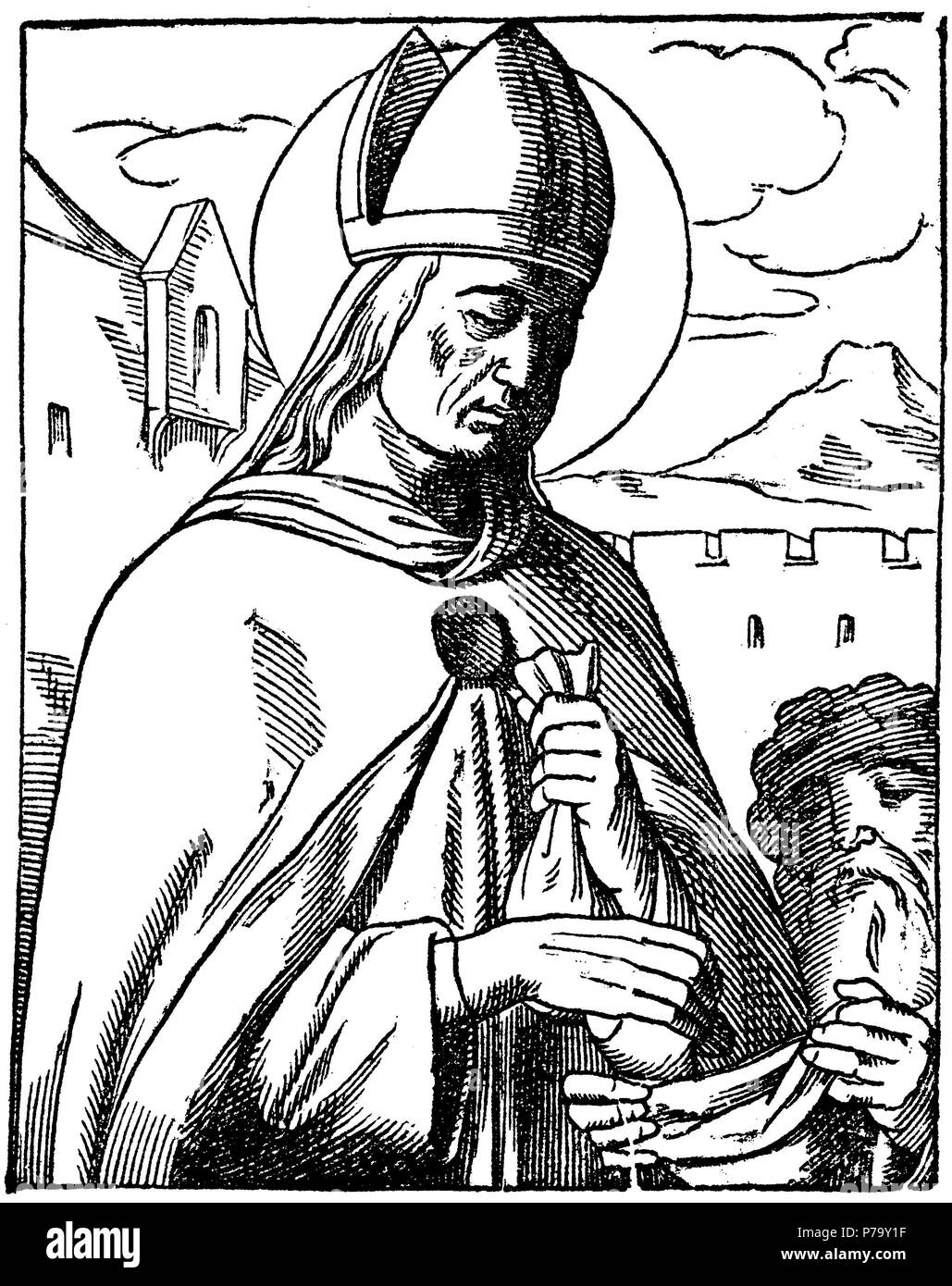 Portrait of st thomas Black and White Stock Photos & Images - Alamy