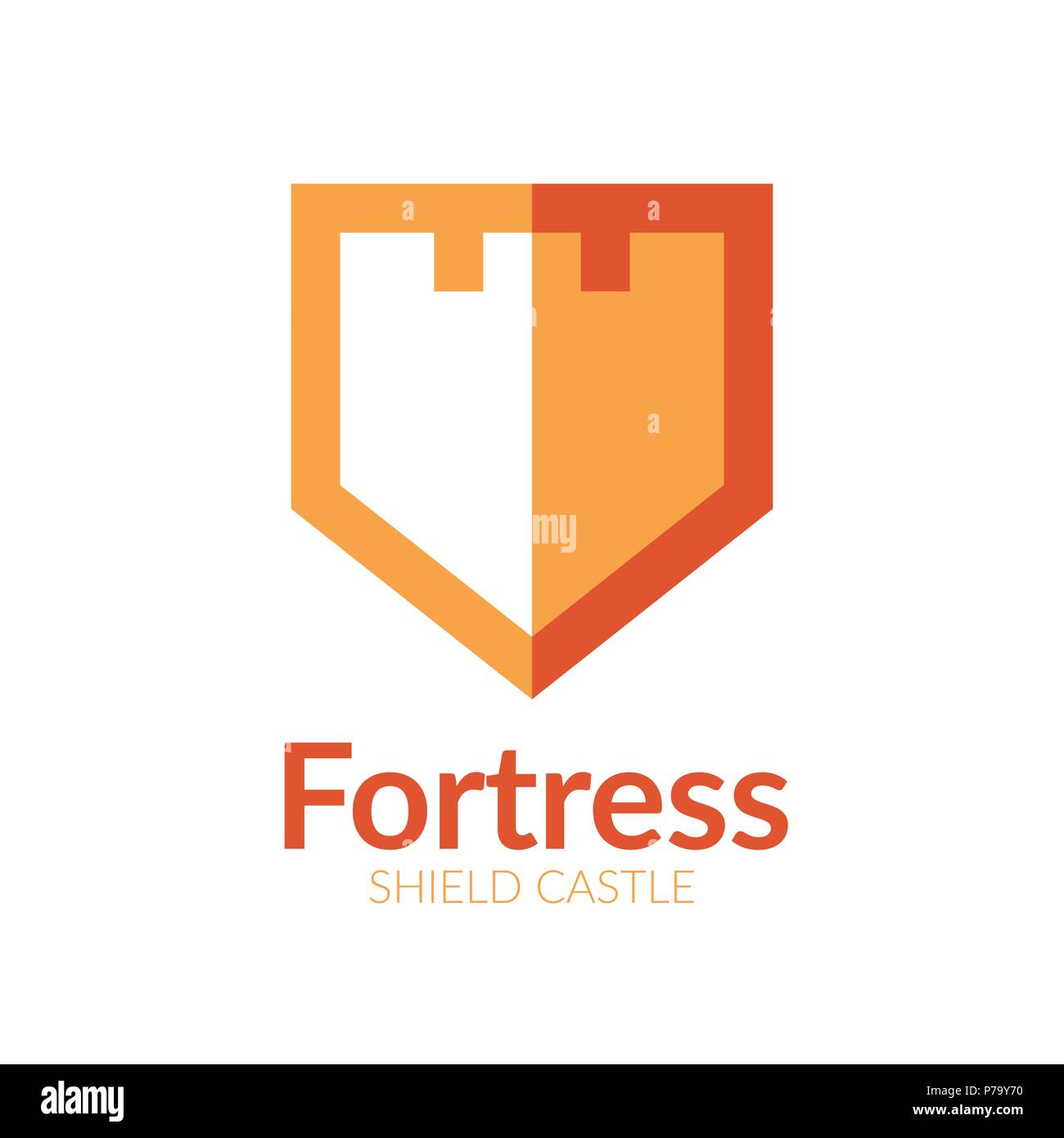 Fortress Shield Logo in Vector format. Ideal for corporate branding ...