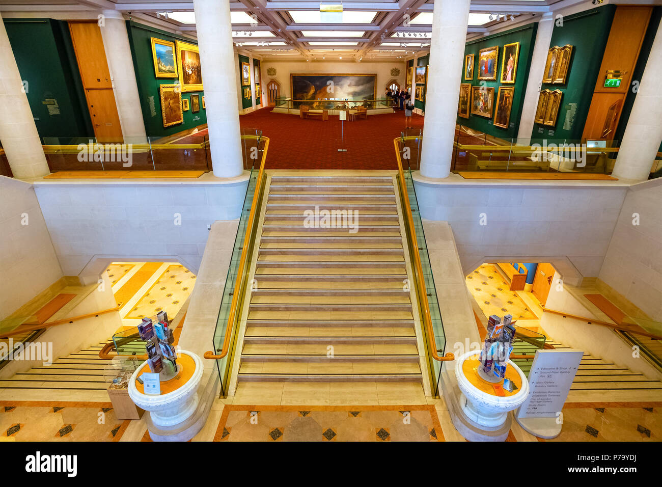 LONDON, UNITED KINGDOM - MAY 15 2018: Guildhall Art Gallery built in ...