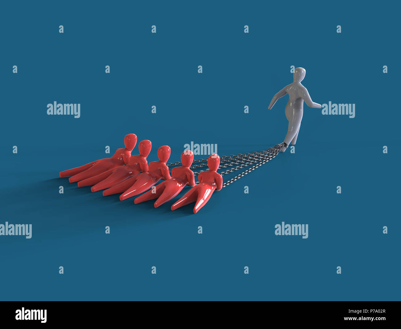 Burden - 3D Illustration Stock Photo - Alamy