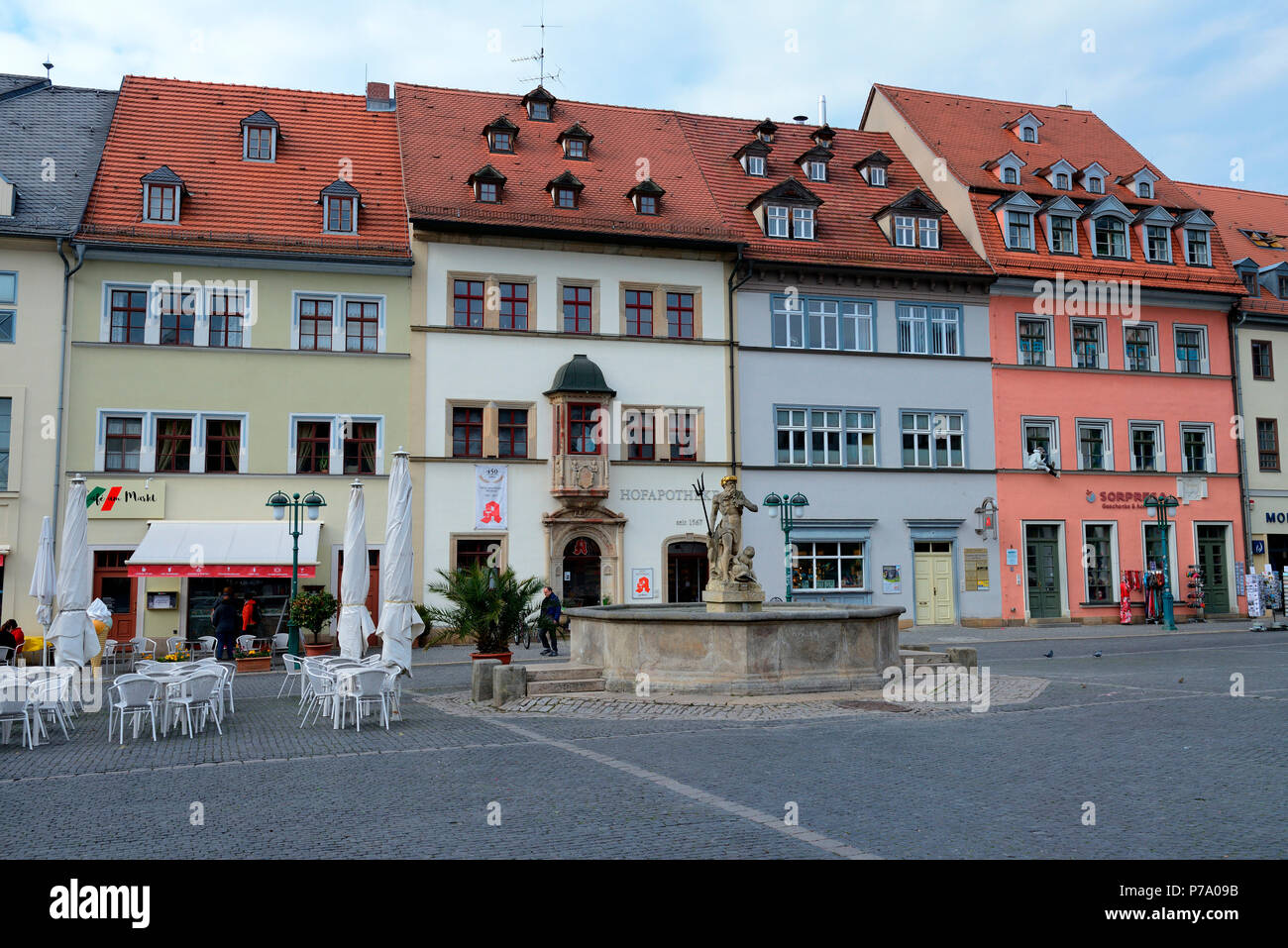 Weimar market square marktplatz hi-res stock photography and images - Alamy