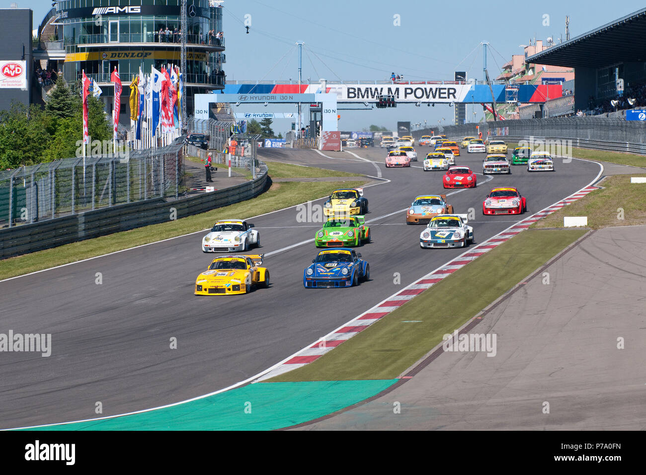 Porsche 935 K1, Porsche 911, Nuerburgring 24h Classic, starting grid ...