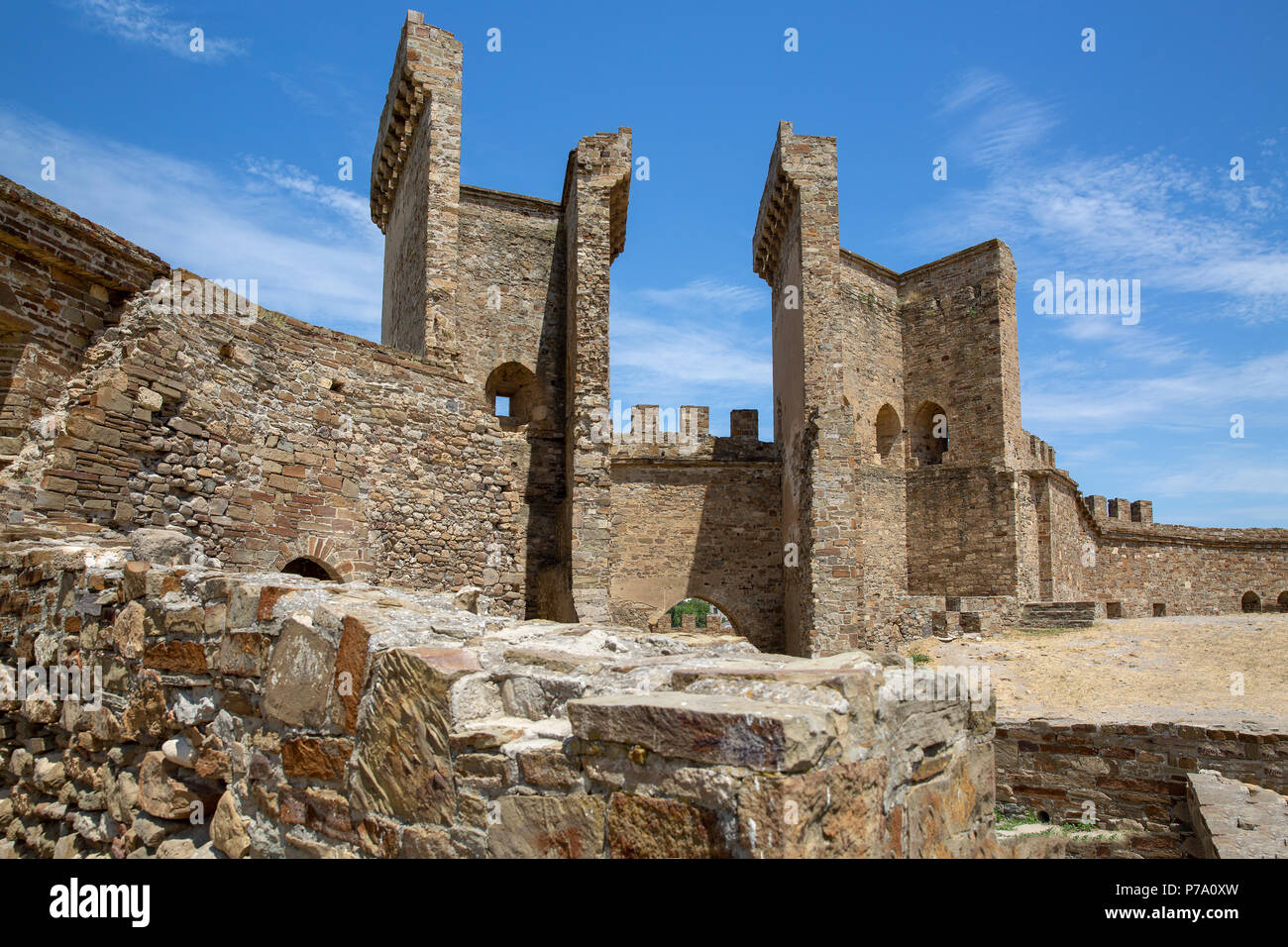 Sudak crimea genoese fortress in hi-res stock photography and images ...