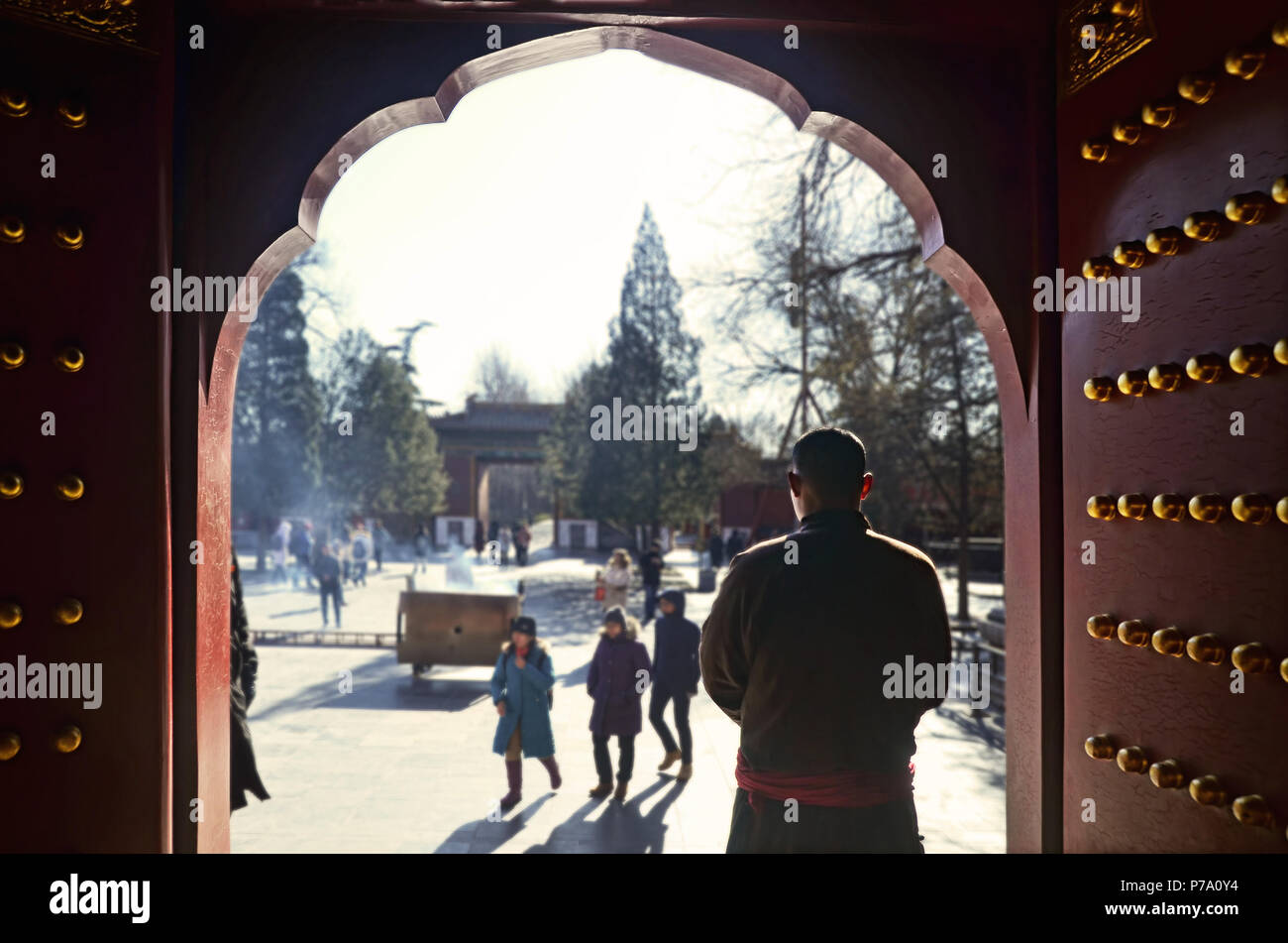 Monk yard hi-res stock photography and images - Alamy