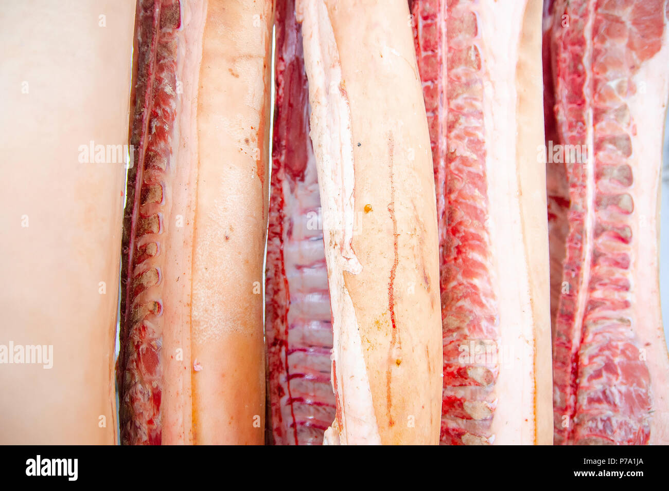Half beef carcass hi-res stock photography and images - Alamy