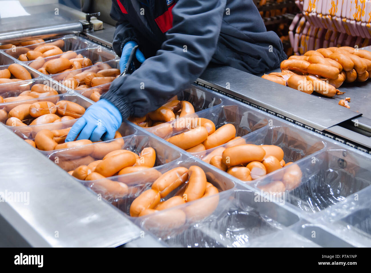 Sausage factory hi-res stock photography and images - Alamy