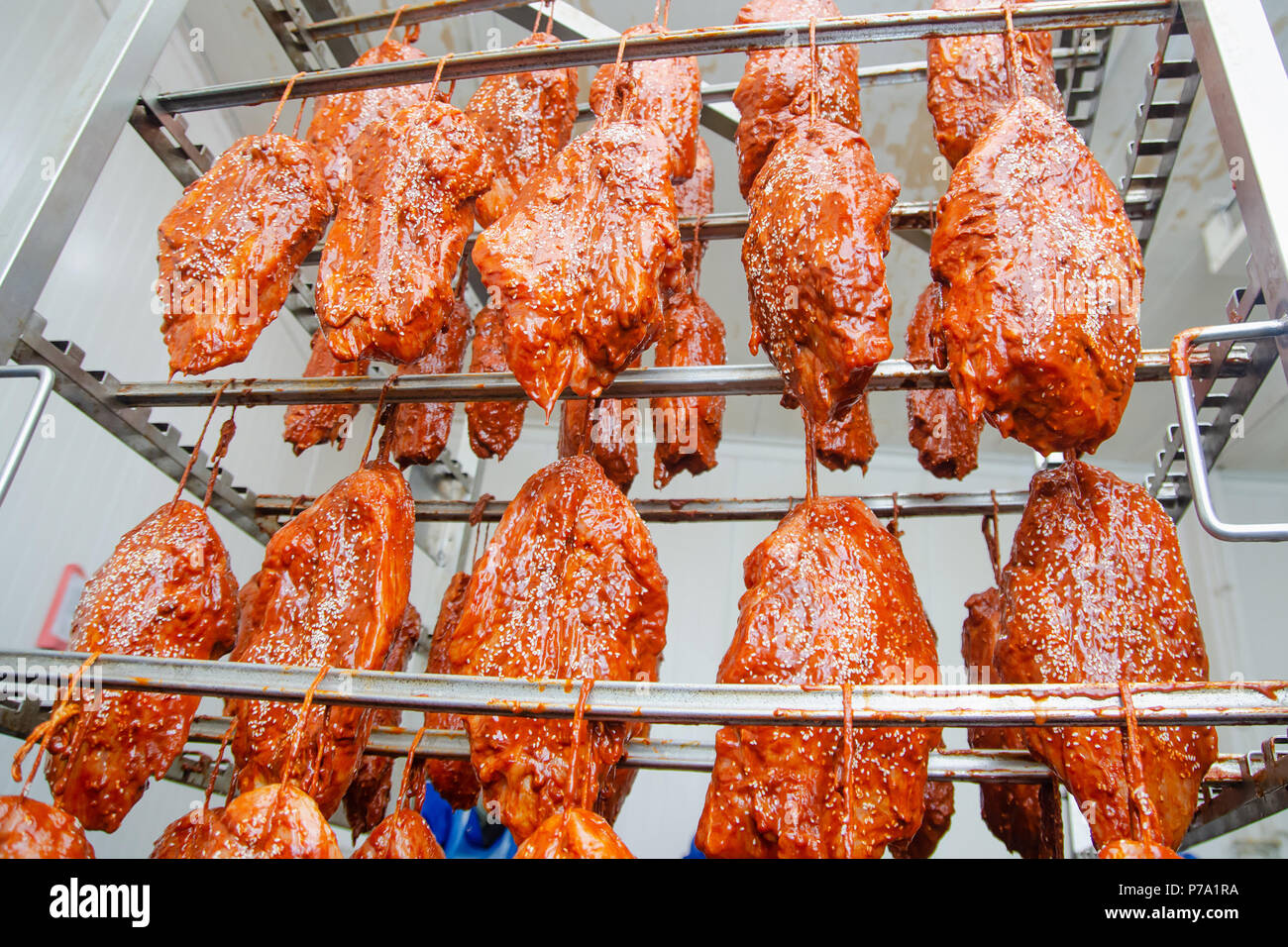 Meat production line hi-res stock photography and images - Alamy