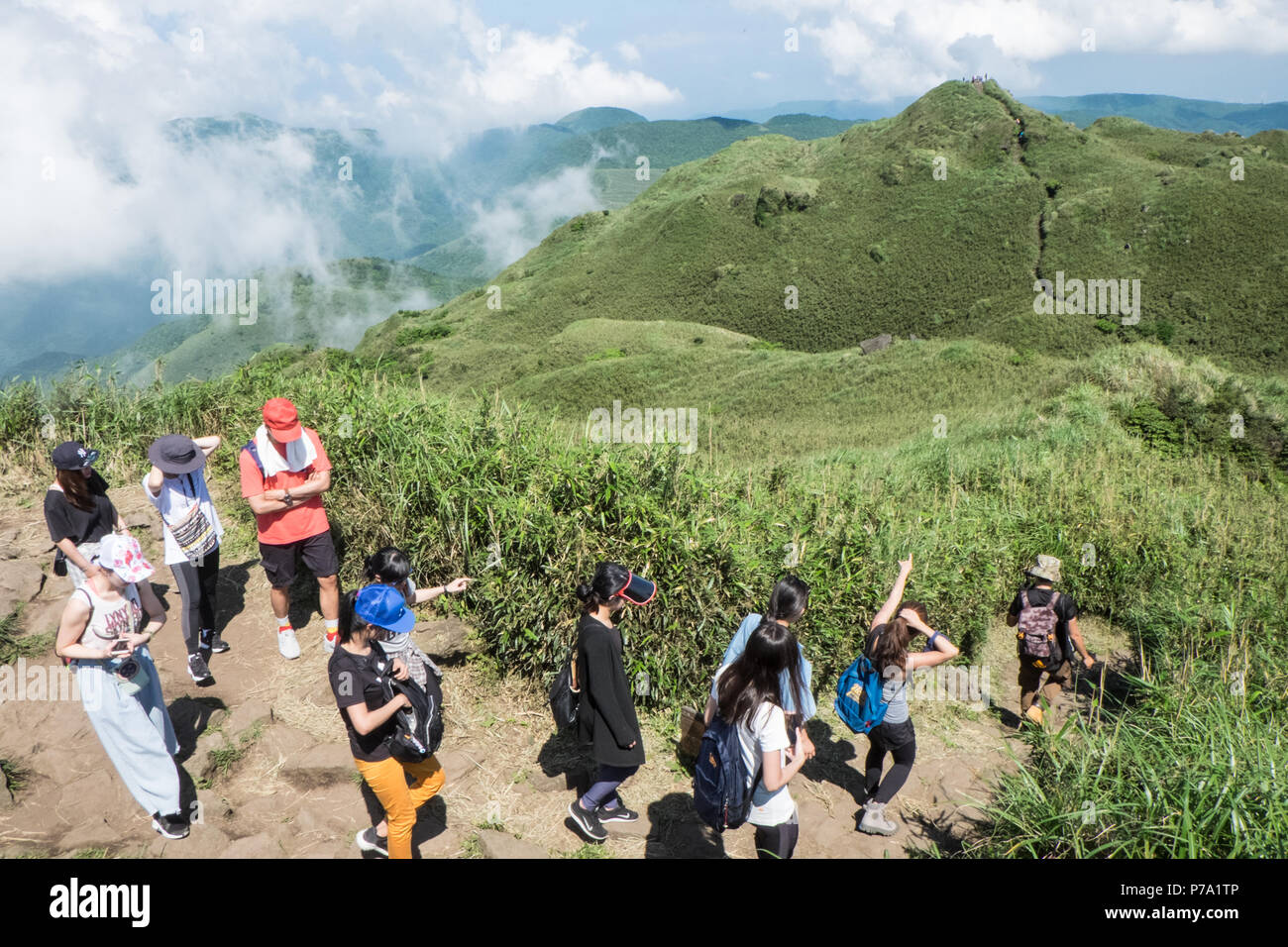 Hiking,hike,Qixing,Mountain,Yangmingshan,National,Park,Taipei,Taiwan ...