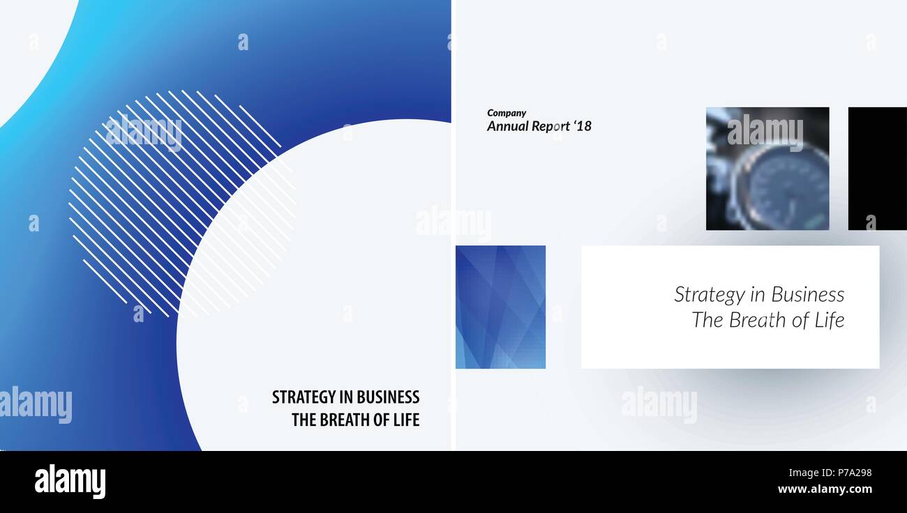 Set of modern design abstract templates. Creative business background ...