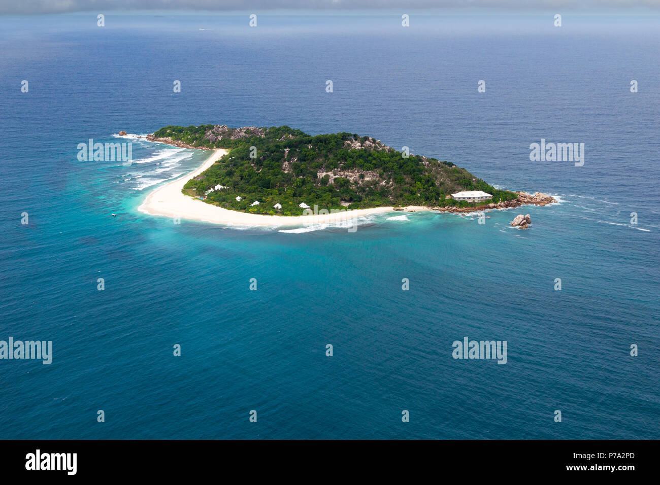 Indian ocean island aerial hi-res stock photography and images - Alamy