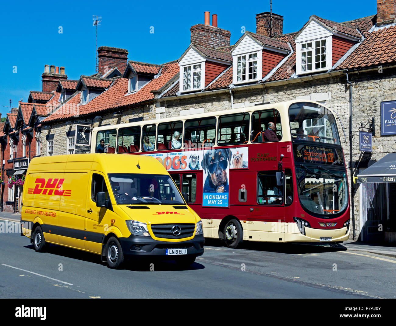 Dhl delivery van hi-res stock photography and images - Alamy