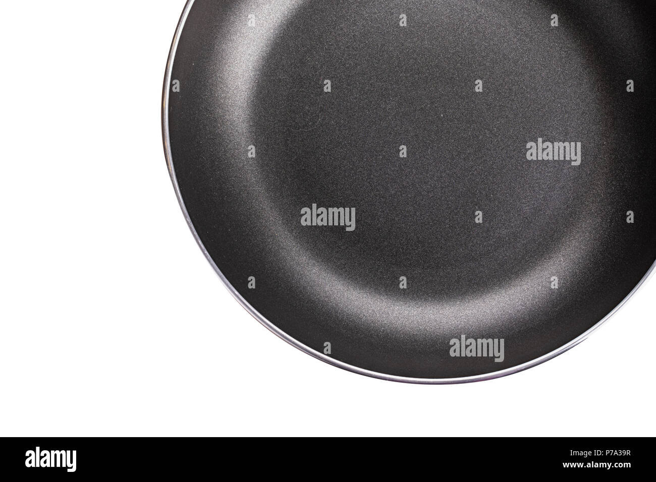 Frying pan isolated on white background Stock Photo - Alamy