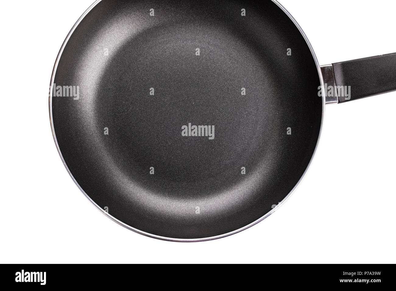 Frying pan isolated on white background Stock Photo - Alamy