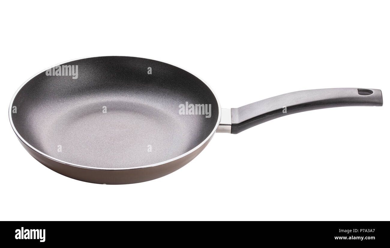 Frying pan isolated on white background Stock Photo - Alamy