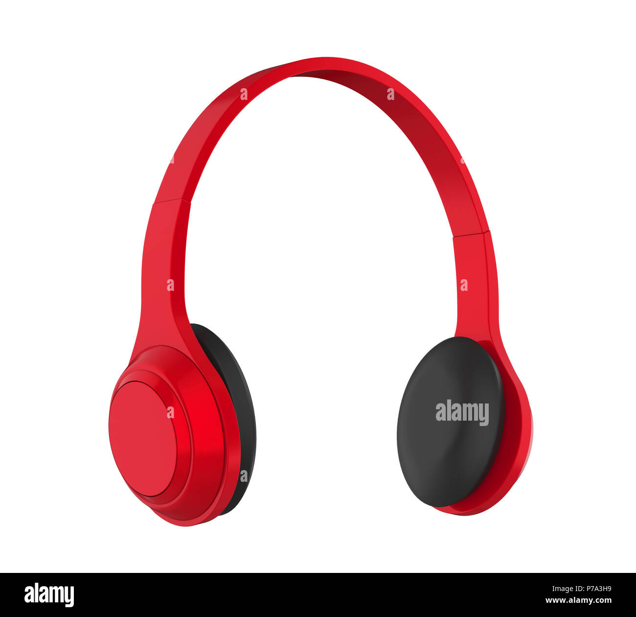Red wireless headphones icon Cut Out Stock Images & Pictures - Alamy