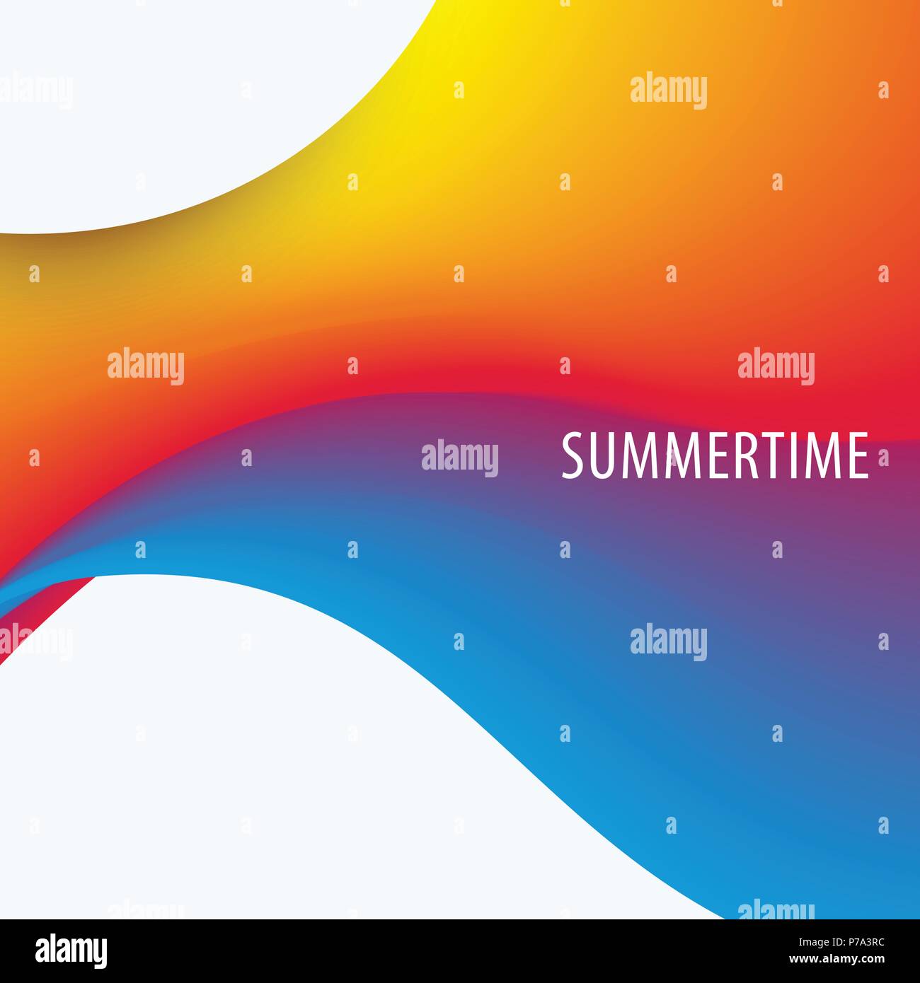 Abstract design of colourful flow vector elements for modern background ...