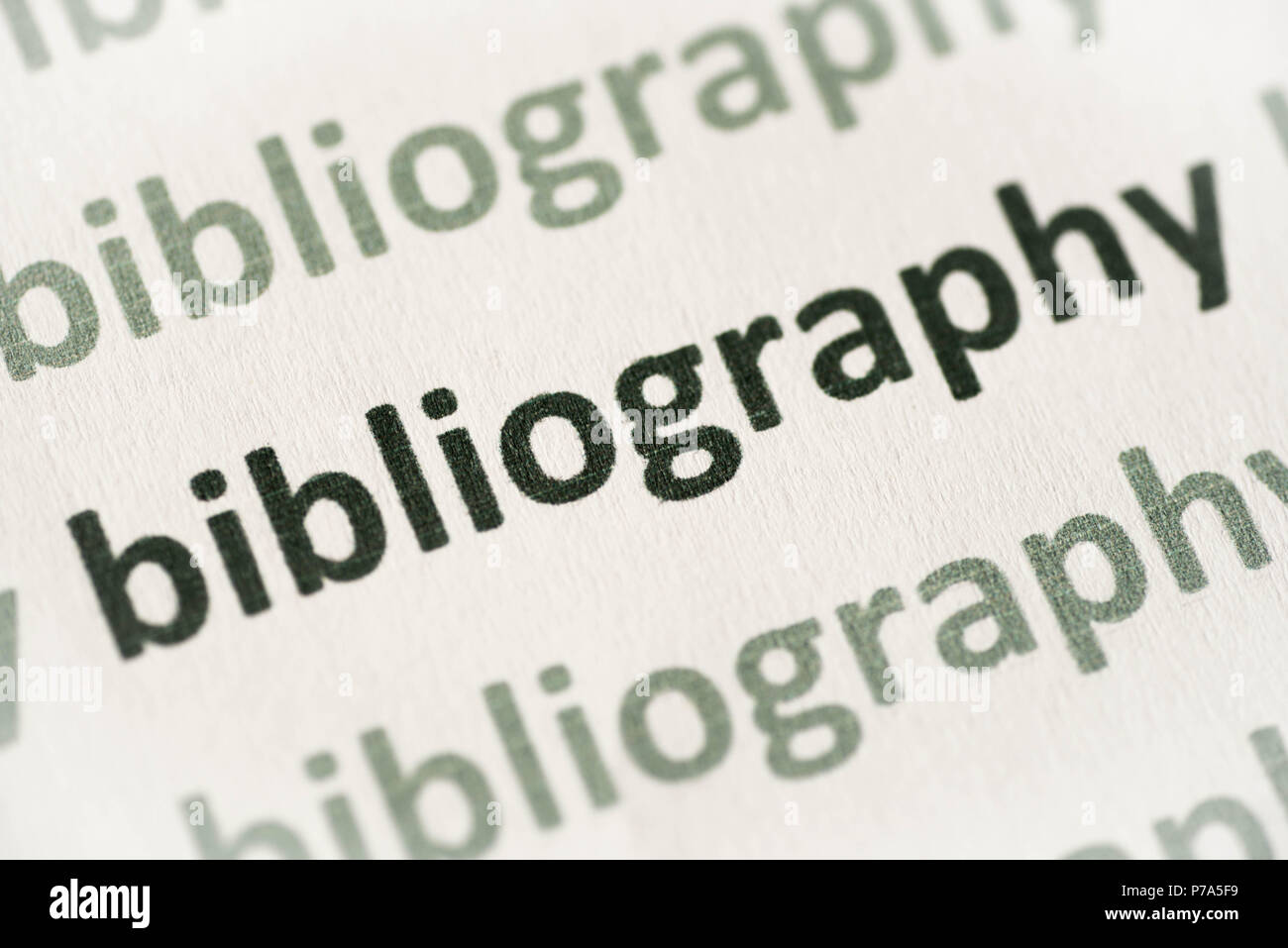 Bibliography hi-res stock photography and images - Alamy