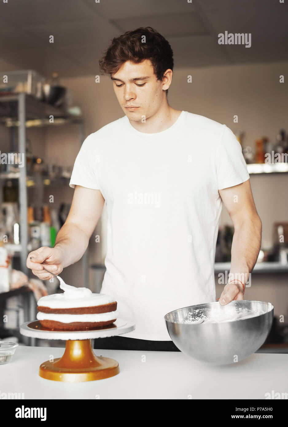 Smearing butter hi-res stock photography and images - Alamy